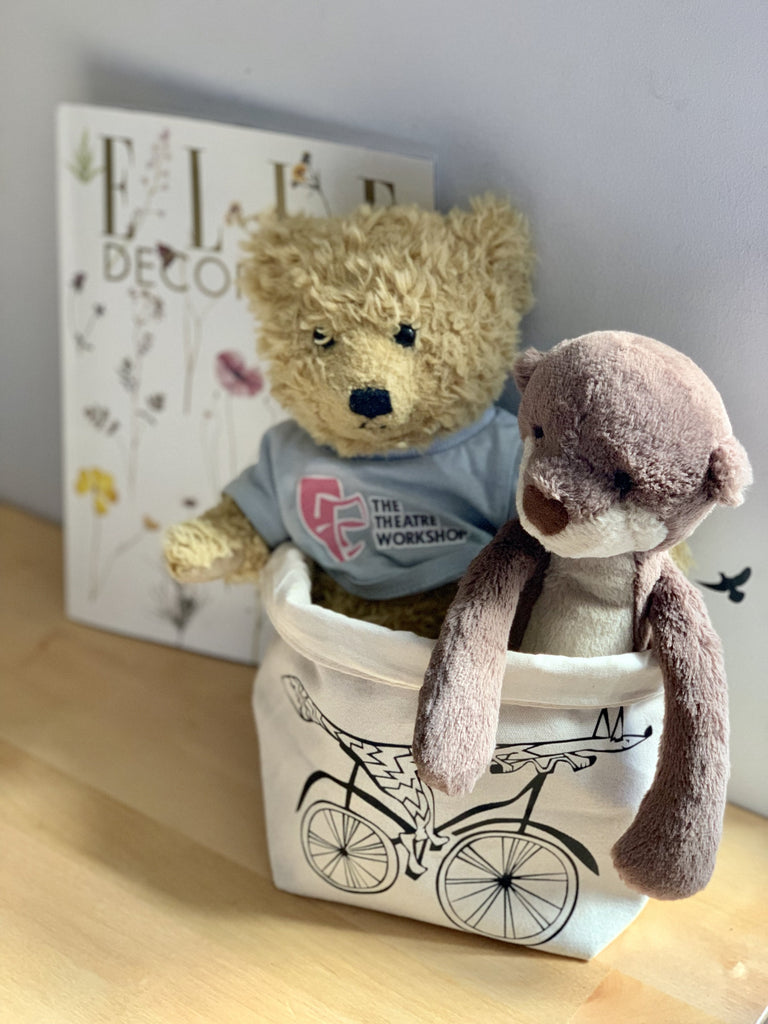 Canvas organiser, Fox on a bike – ARTsy clothing