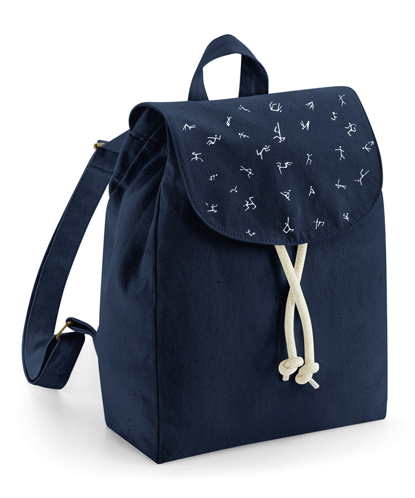 Mini rucksack, stickmen – ARTsy clothing
