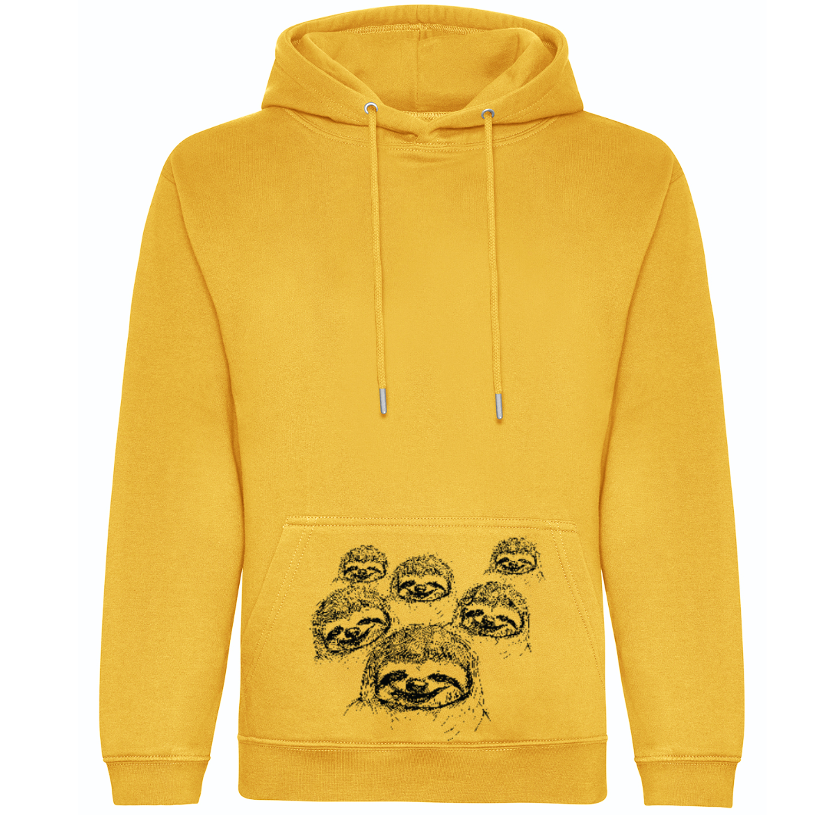 Organic hoodie smiling sloths – ARTsy clothing