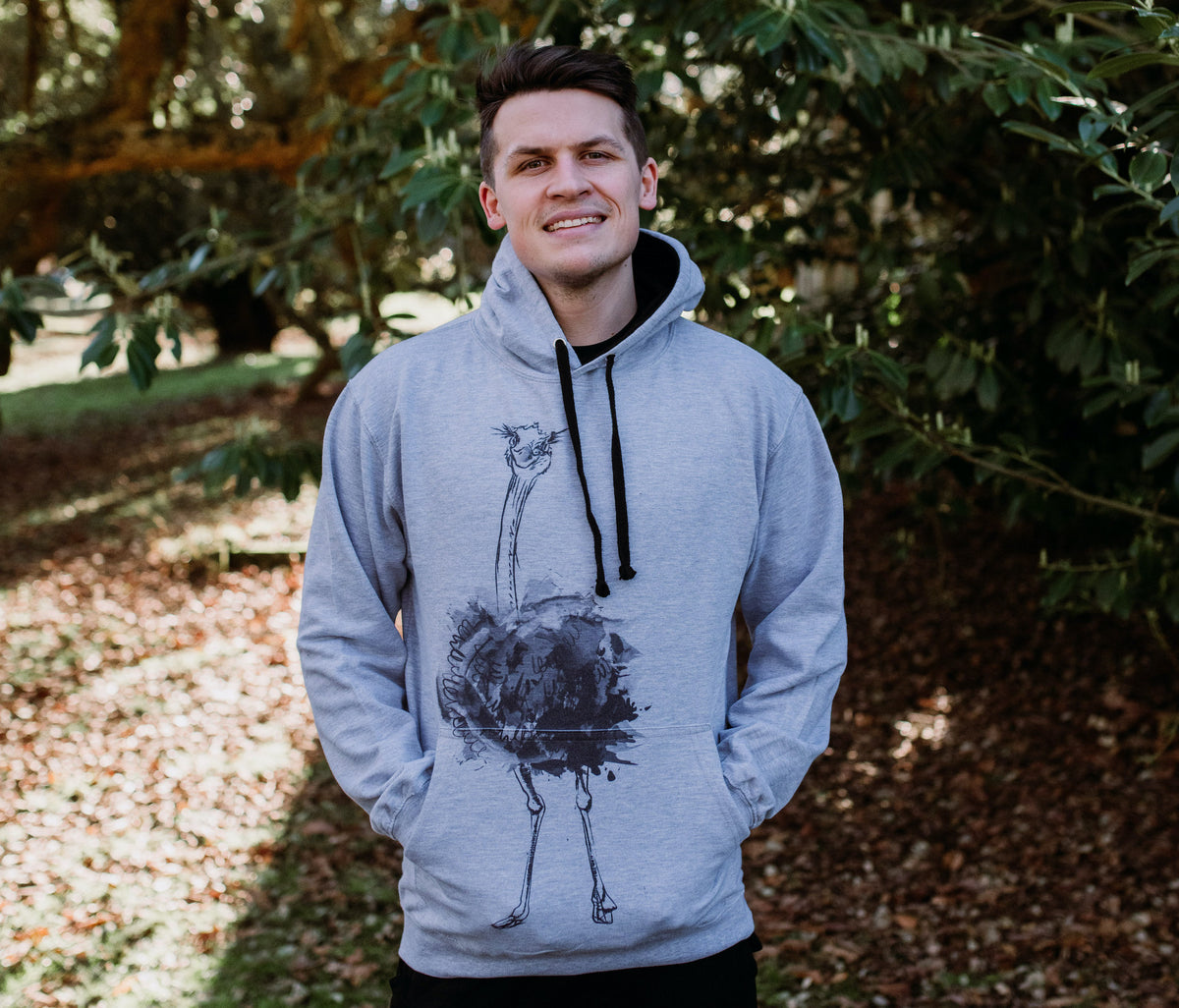 Ostrich unisex hoodie – ARTsy clothing