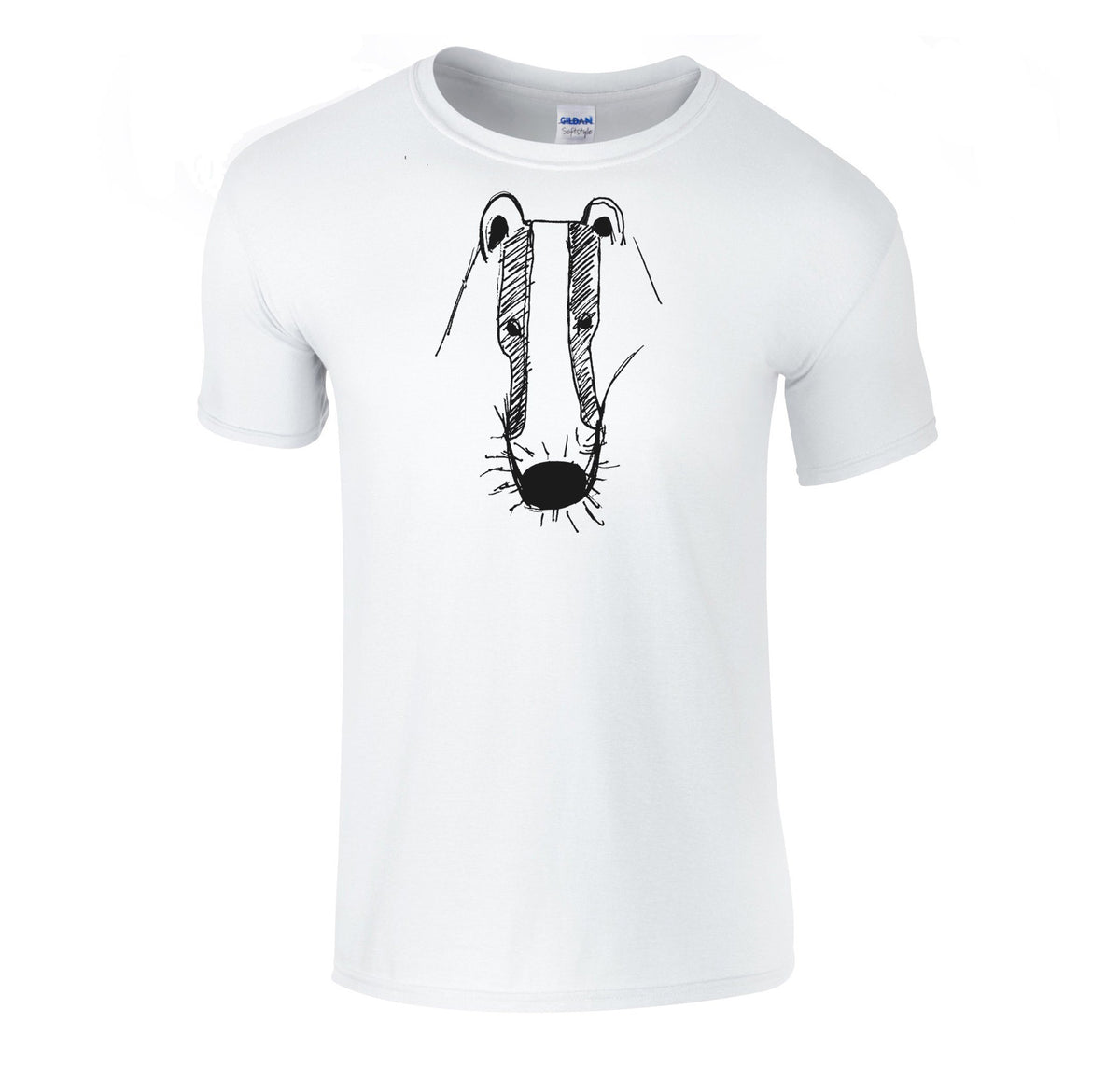 Badger men t-shirt - ARTsy clothing - animal themed t-shirts